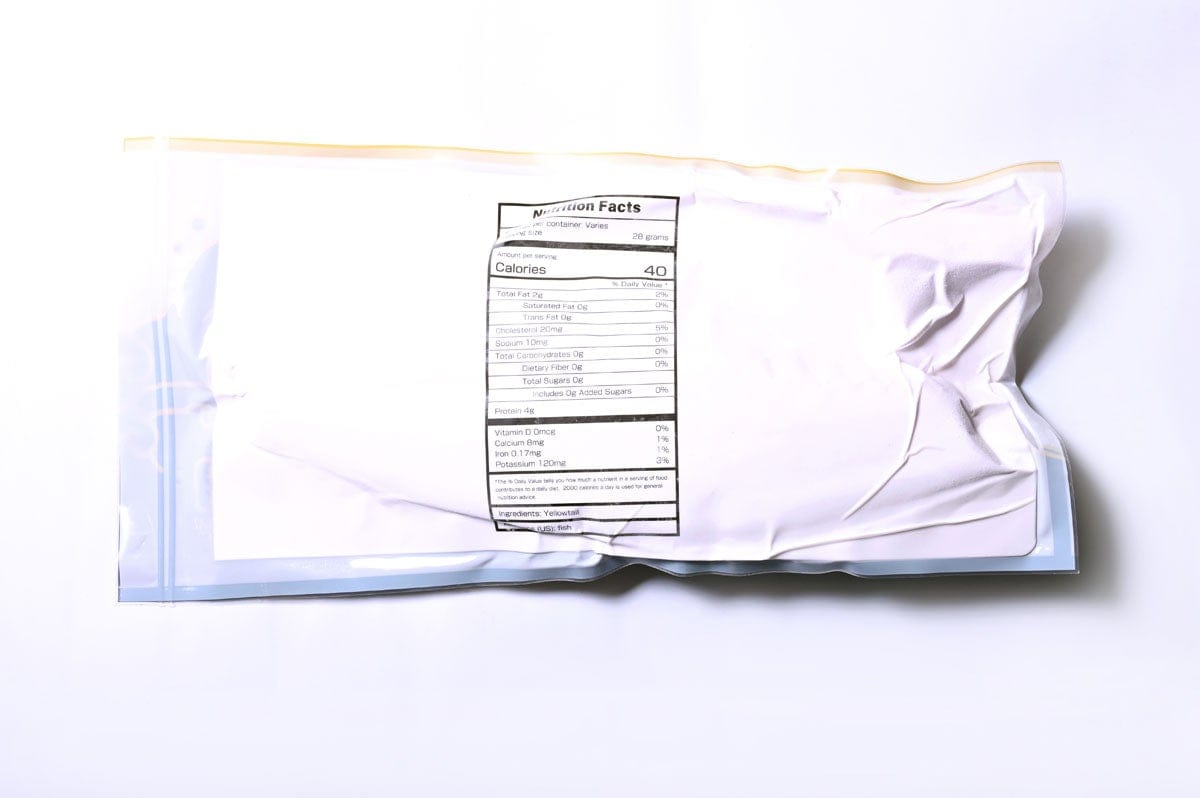 Hamachi Fillet Red Tape Est. 33 lbs – WAGYUMAN WHOLESALE